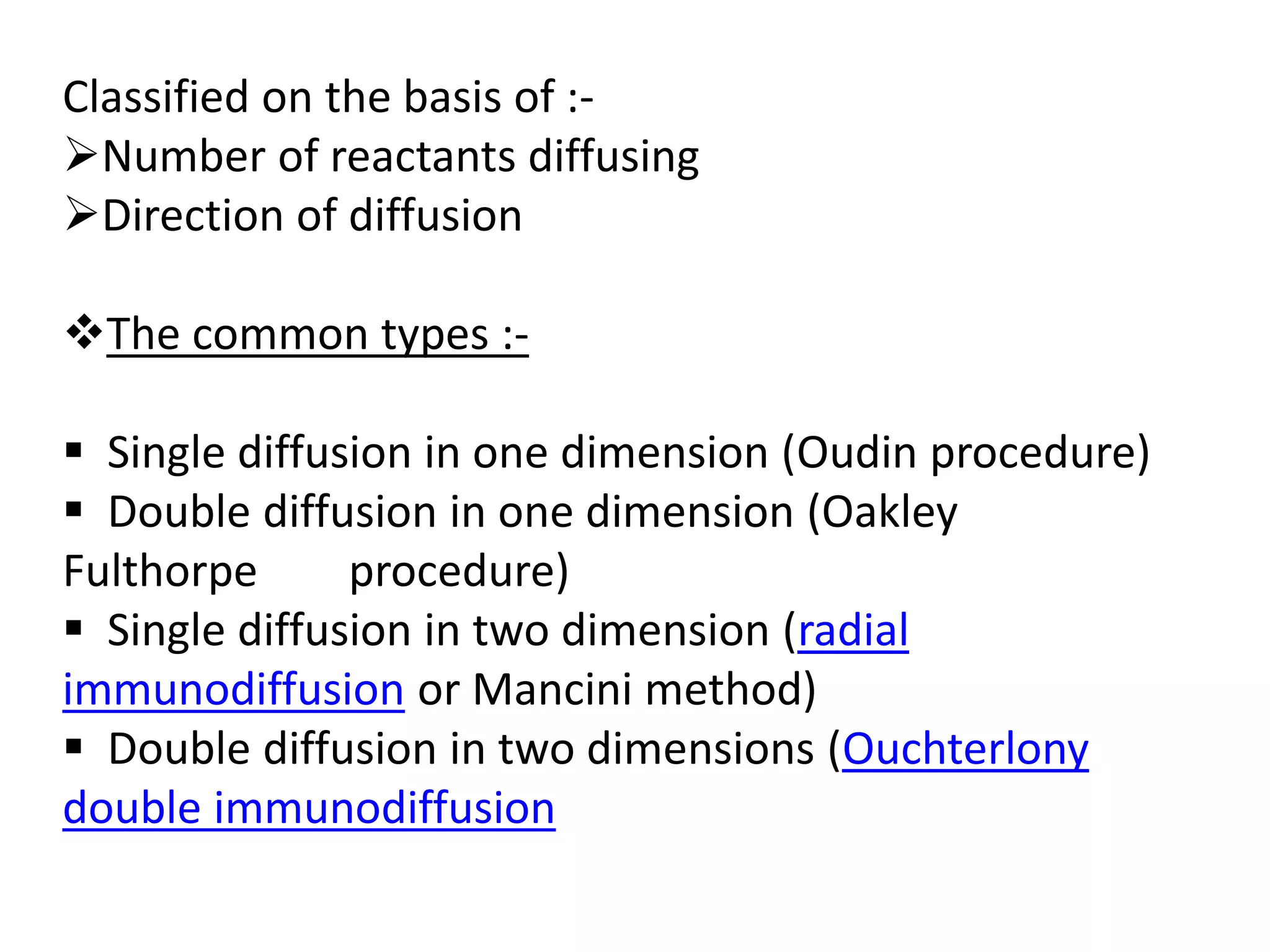 Immunodiffusion | PPTX