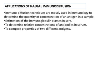 Immunodiffusion | PPTX