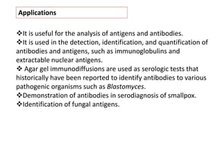 Immunodiffusion | PPTX