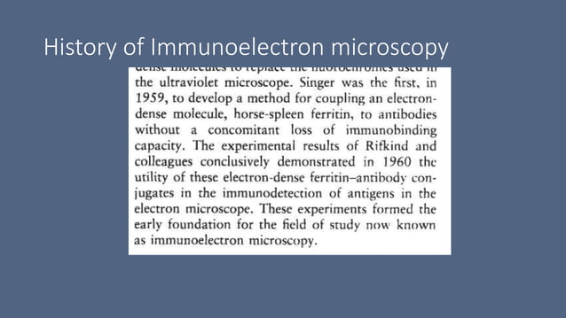 Immunoelectronmicroscopy principle and applications.pptx