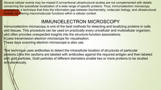 Immunoelectron microscopy | PPTX