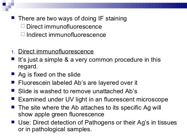 Immunofluorescence PPT