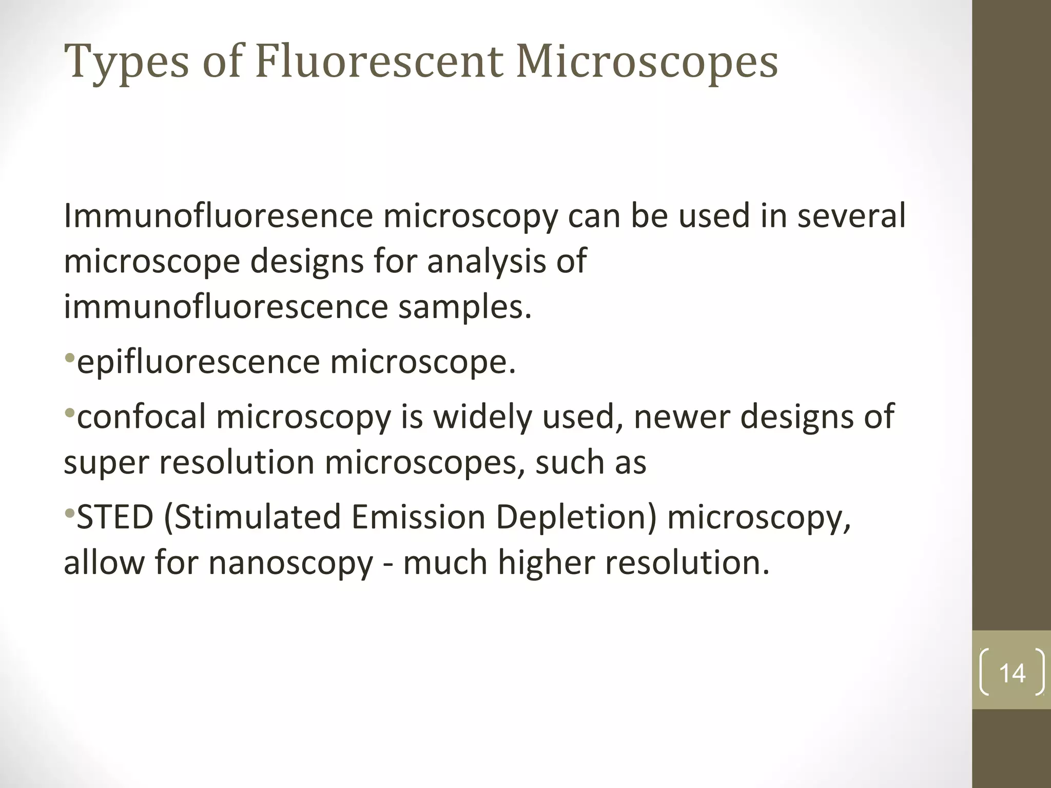 Immunofluorescence and fluoroscence microscopy | PPT