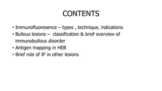 Immunofluorescence in dermatopathology | PPTX