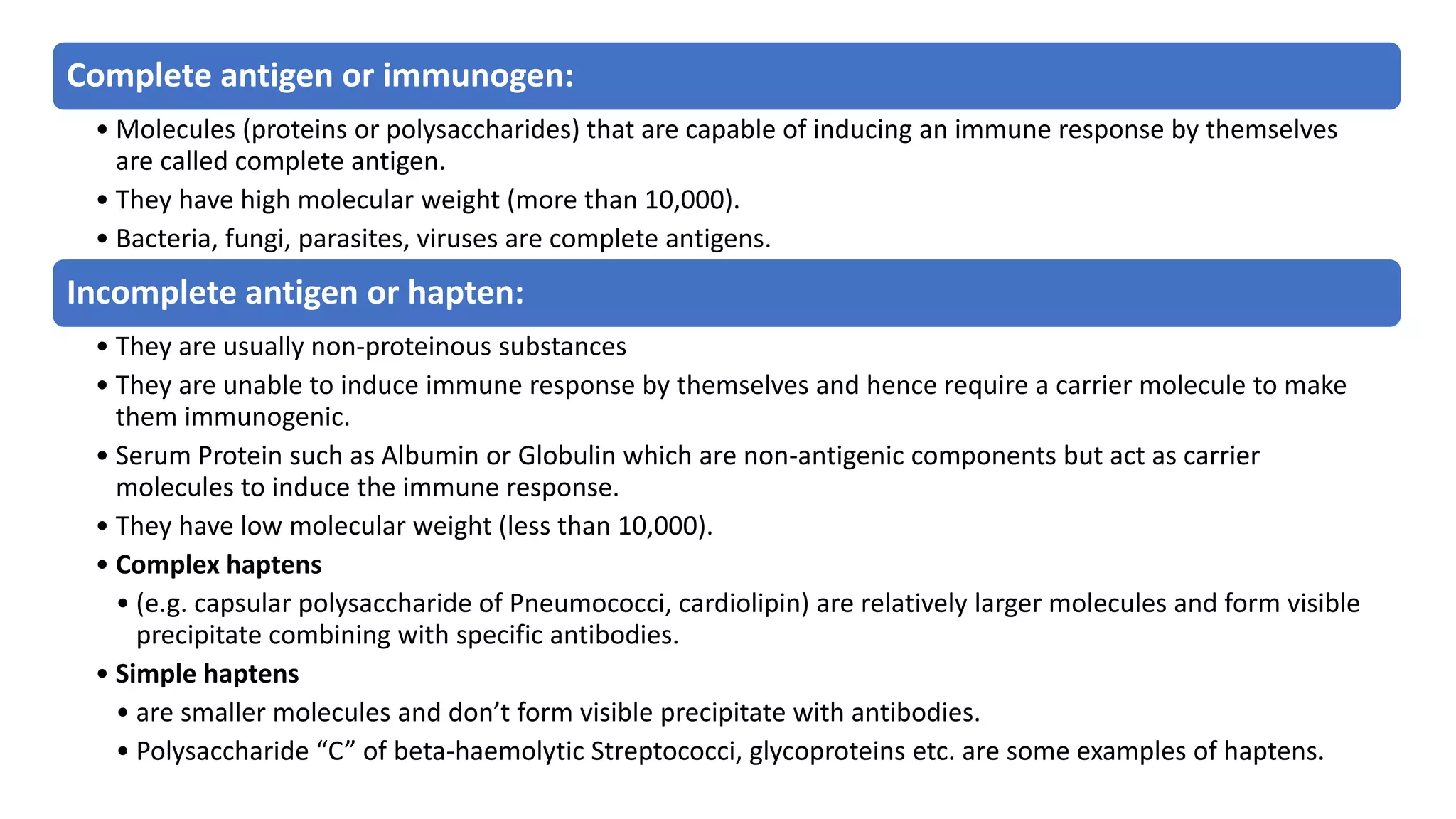 Immunogens and antigens | PPTX