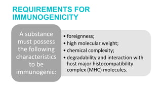 Immunogens and antigens | PPTX | Vaccines | Medical Health