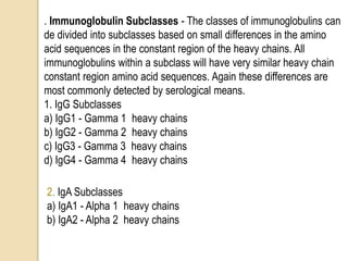 Immunoglobuins & their functions | PPTX