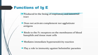 Immunoglobulin classes | PPTX