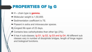 Immunoglobulin classes | PPTX