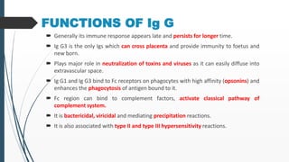 Immunoglobulin classes | PPTX