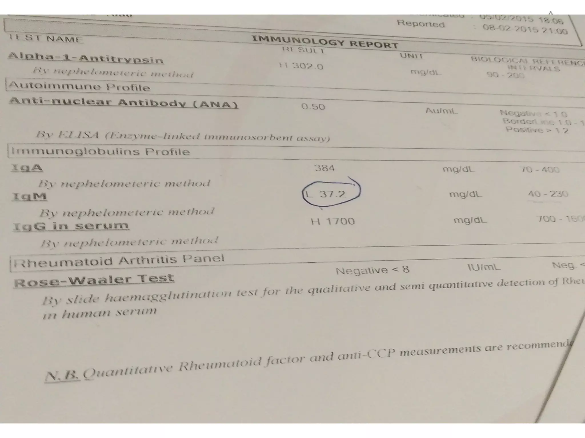 Immunoglobulin def.cvid