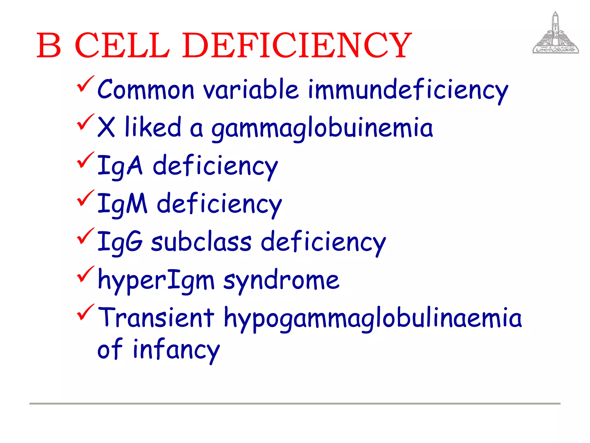 Immunoglobulin def.cvid