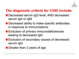 Immunoglobulin def.cvid