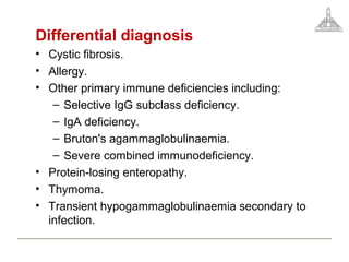 Immunoglobulin def.cvid