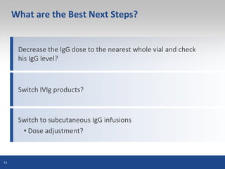 Immunoglobulin Replacement Therapy: Individualizing a Regimen | PPTX