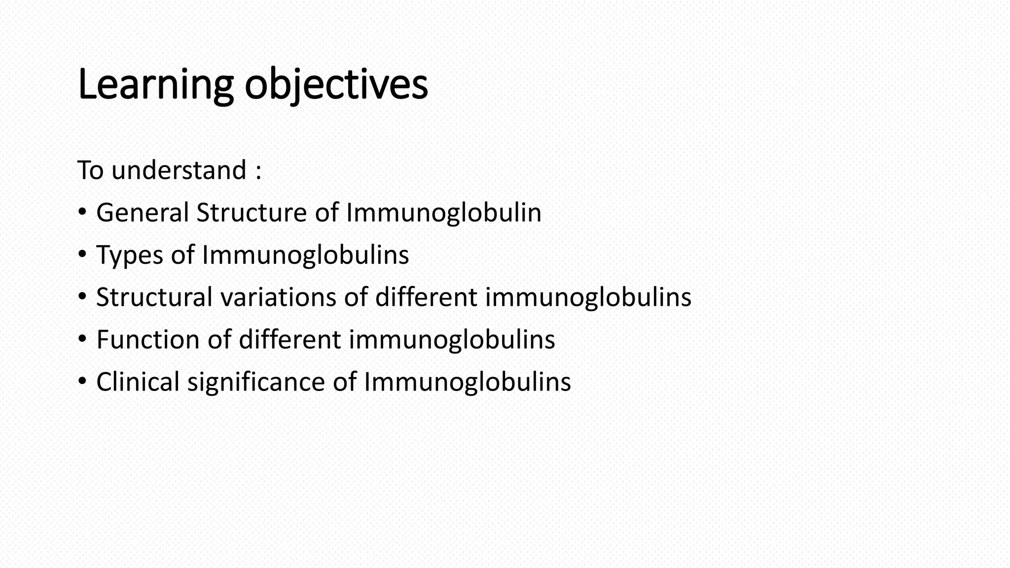 Immunoglobulins- Structure and function | PDF