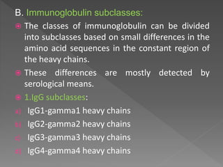 Immunoglobulins | PPTX