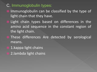 Immunoglobulins | PPTX
