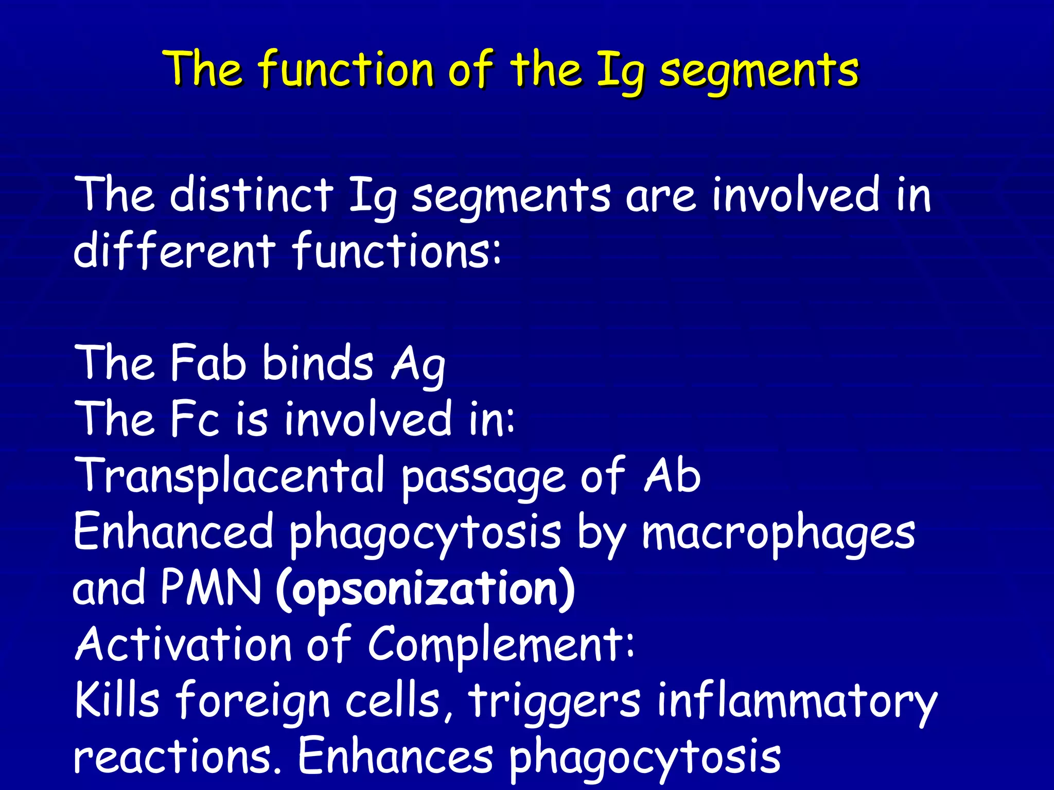 Immunoglobulins | PPT