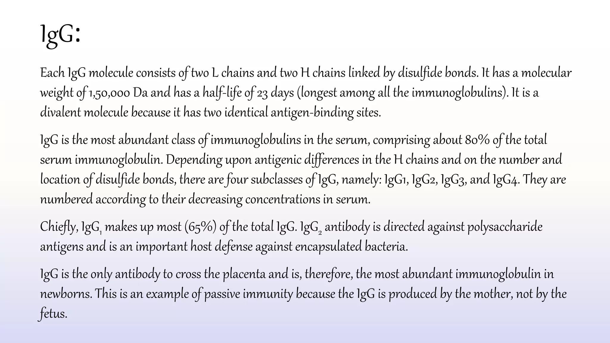 Immunoglobulins: structure, functions & types | PPTX