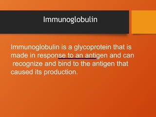 immunoglobulins.pptx its structure and types | PPTX