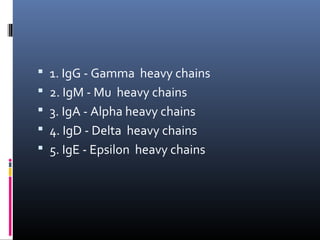 Immunoglobulins (2) | PPT