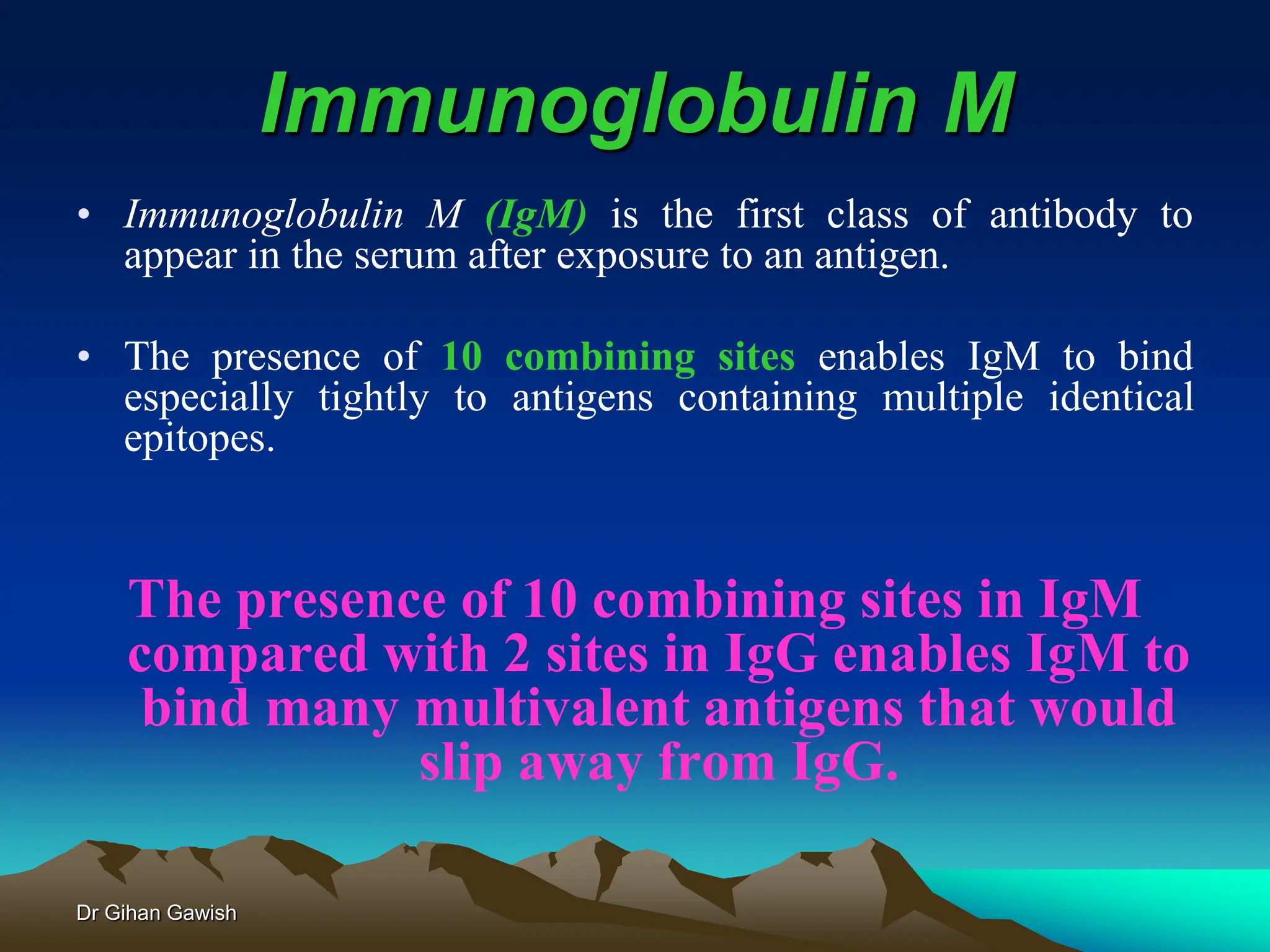 Immunoglobulins A B D E G in Normal Health.ppt