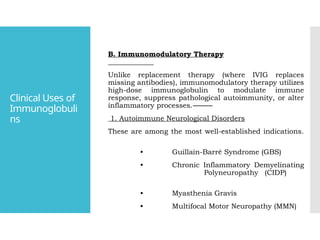 Immunoglobulins clinical Presentation.pptx