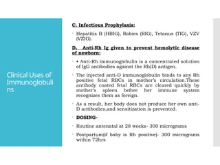 Immunoglobulins clinical Presentation.pptx