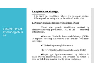 Immunoglobulins clinical Presentation.pptx