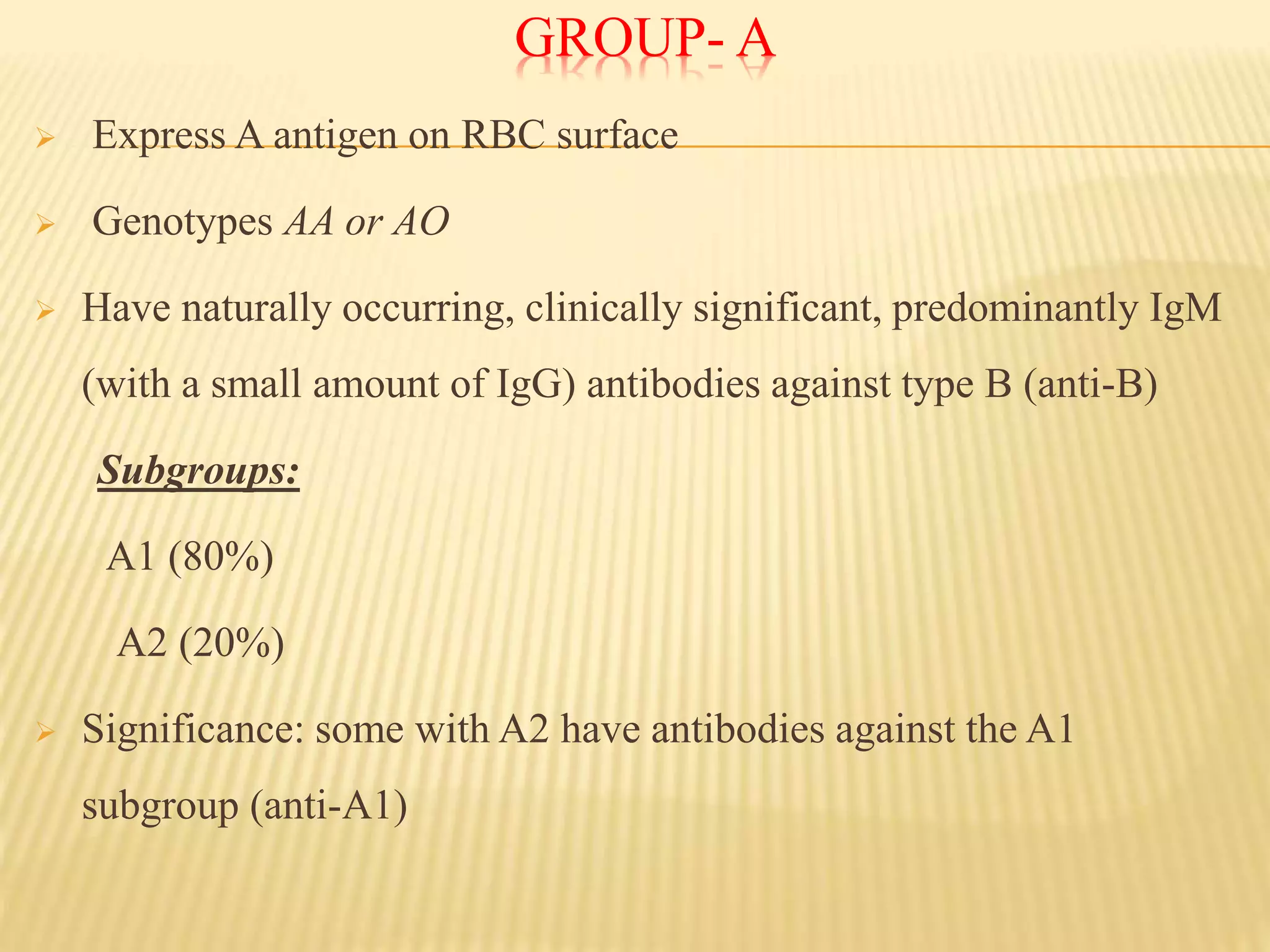 Immunohematology | PPTX