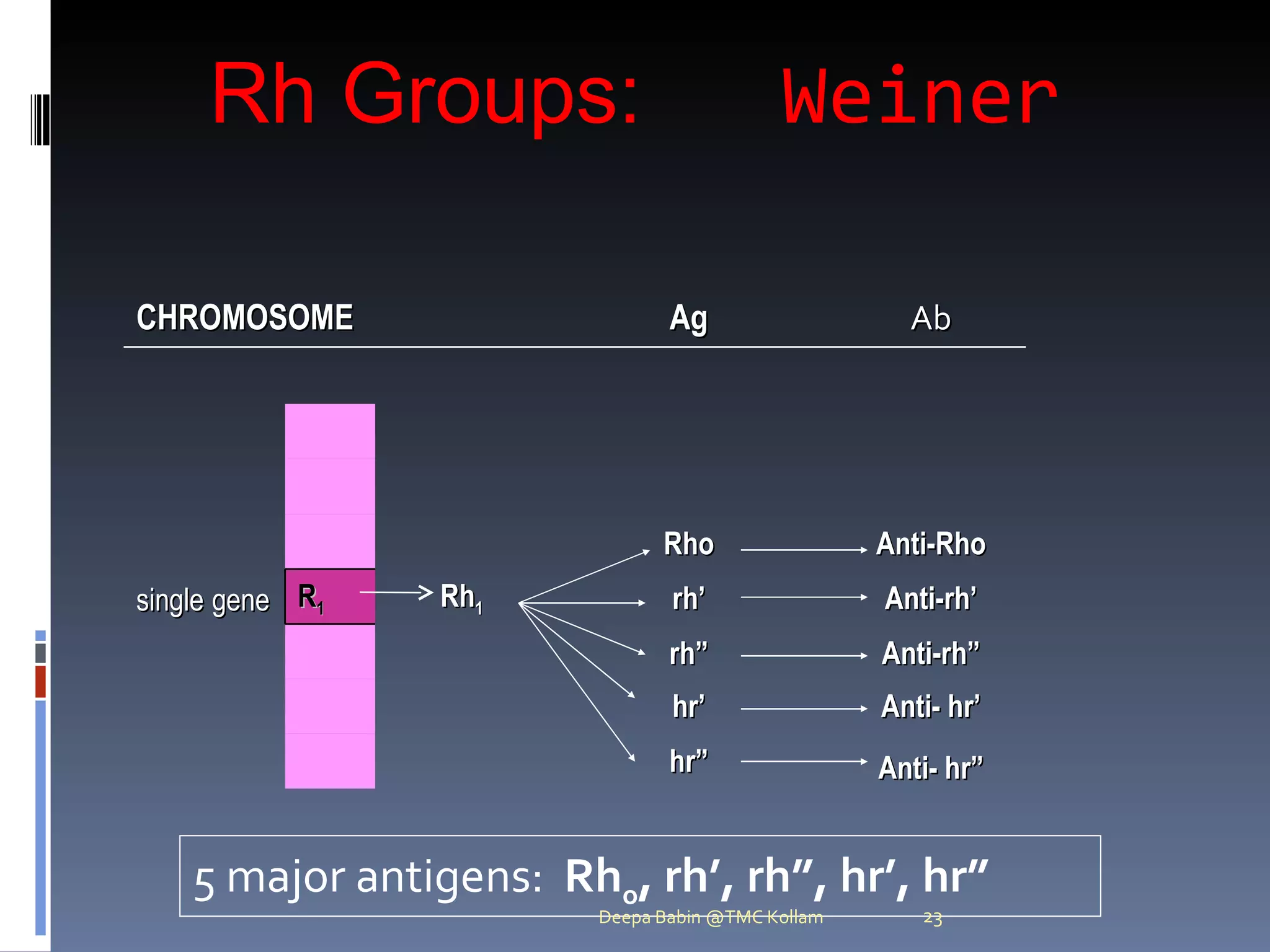Immunohematology basics | PPT