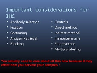 Immunohistochemistry | PPT