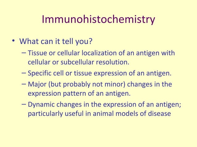 Immunohistochemistry | PPT