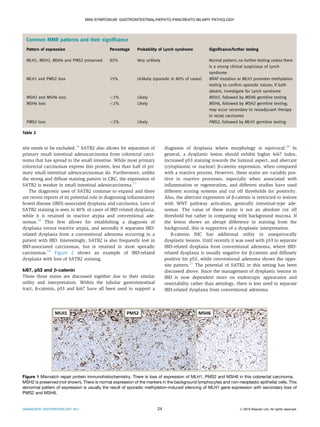 Immunohistochemistry and special stains in gastrointestinal pathology ...
