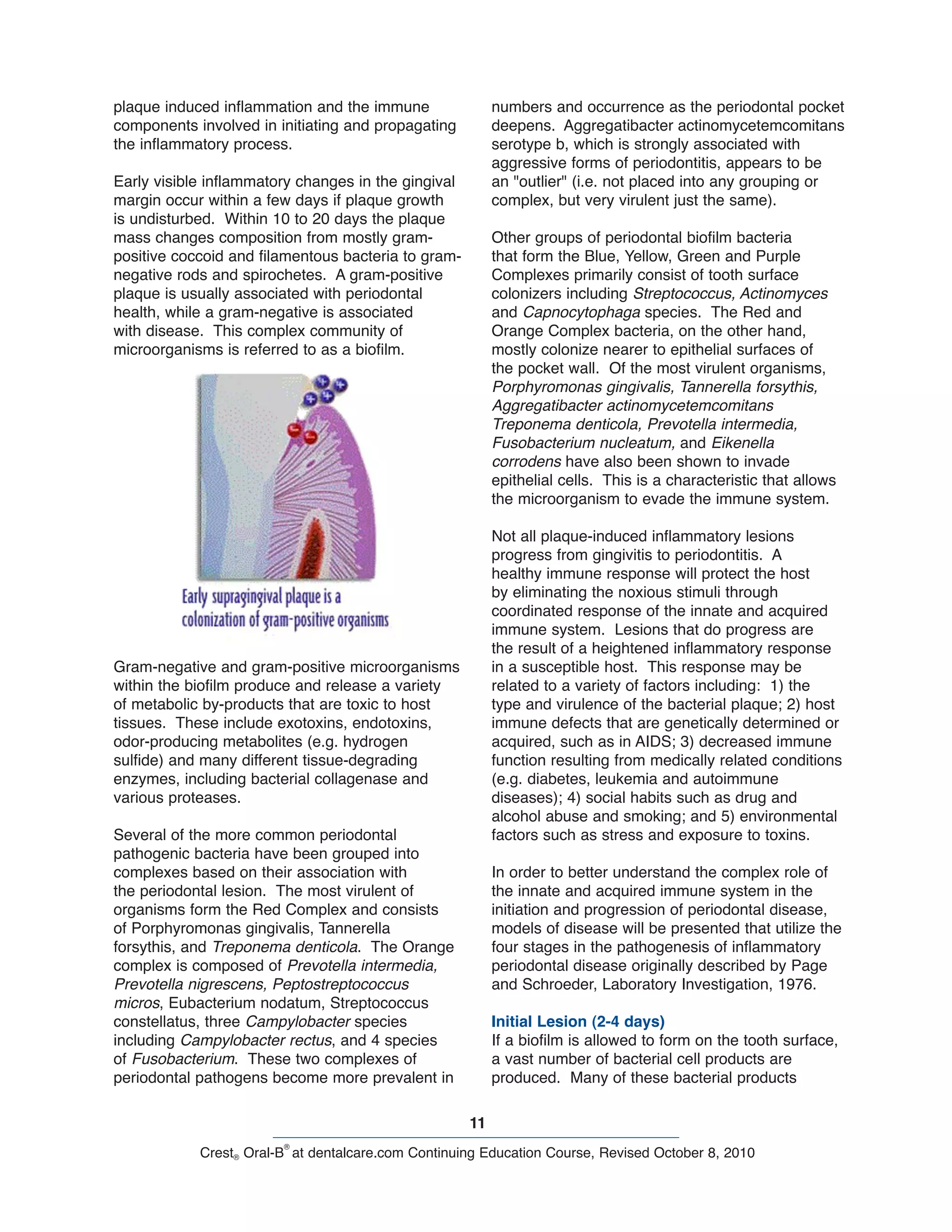 Immunological and Inflammatory Aspects of Periodontal Disease | PDF