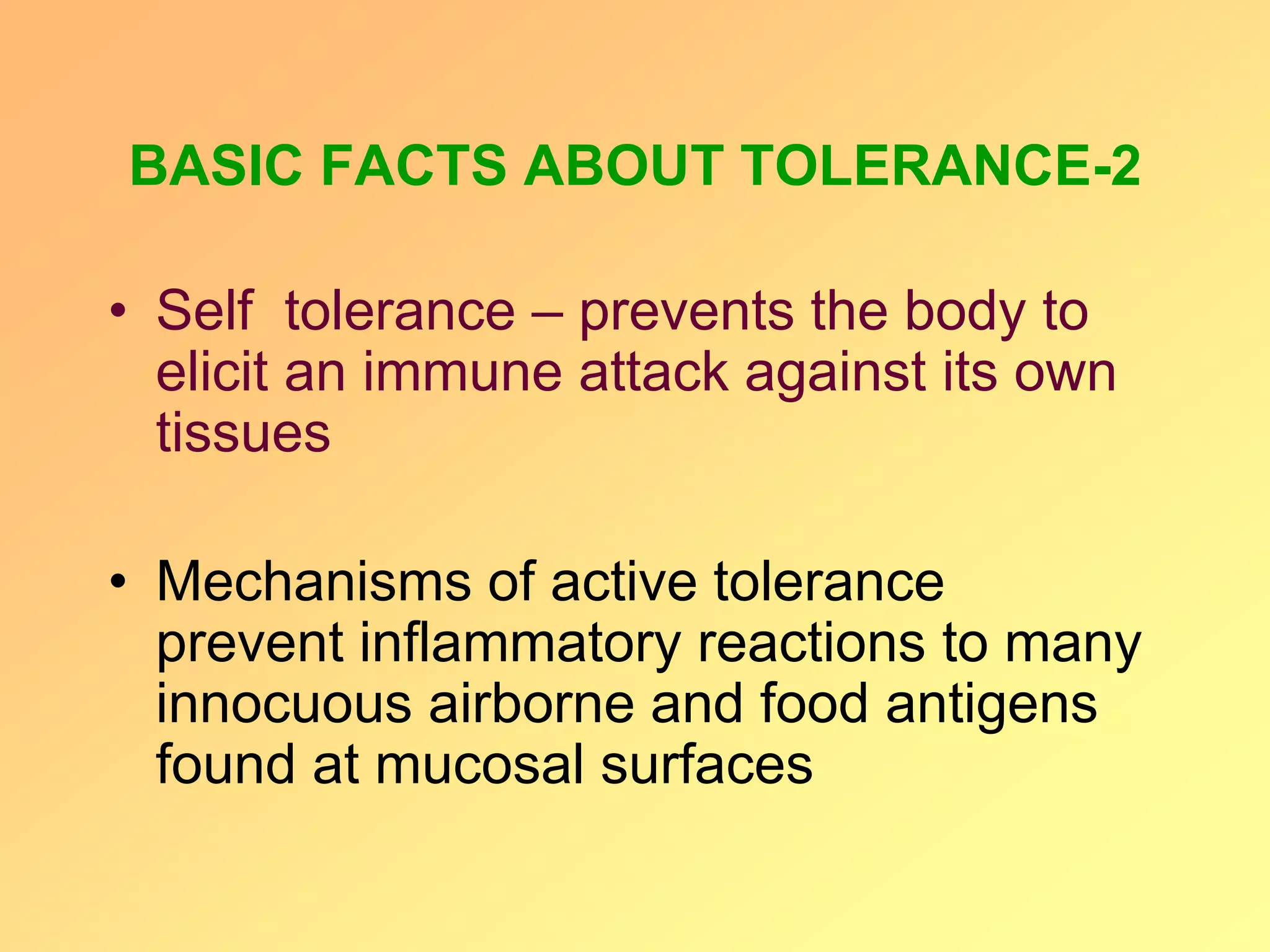 Immunological tolerance dr.ihsan alsaimary | PPT