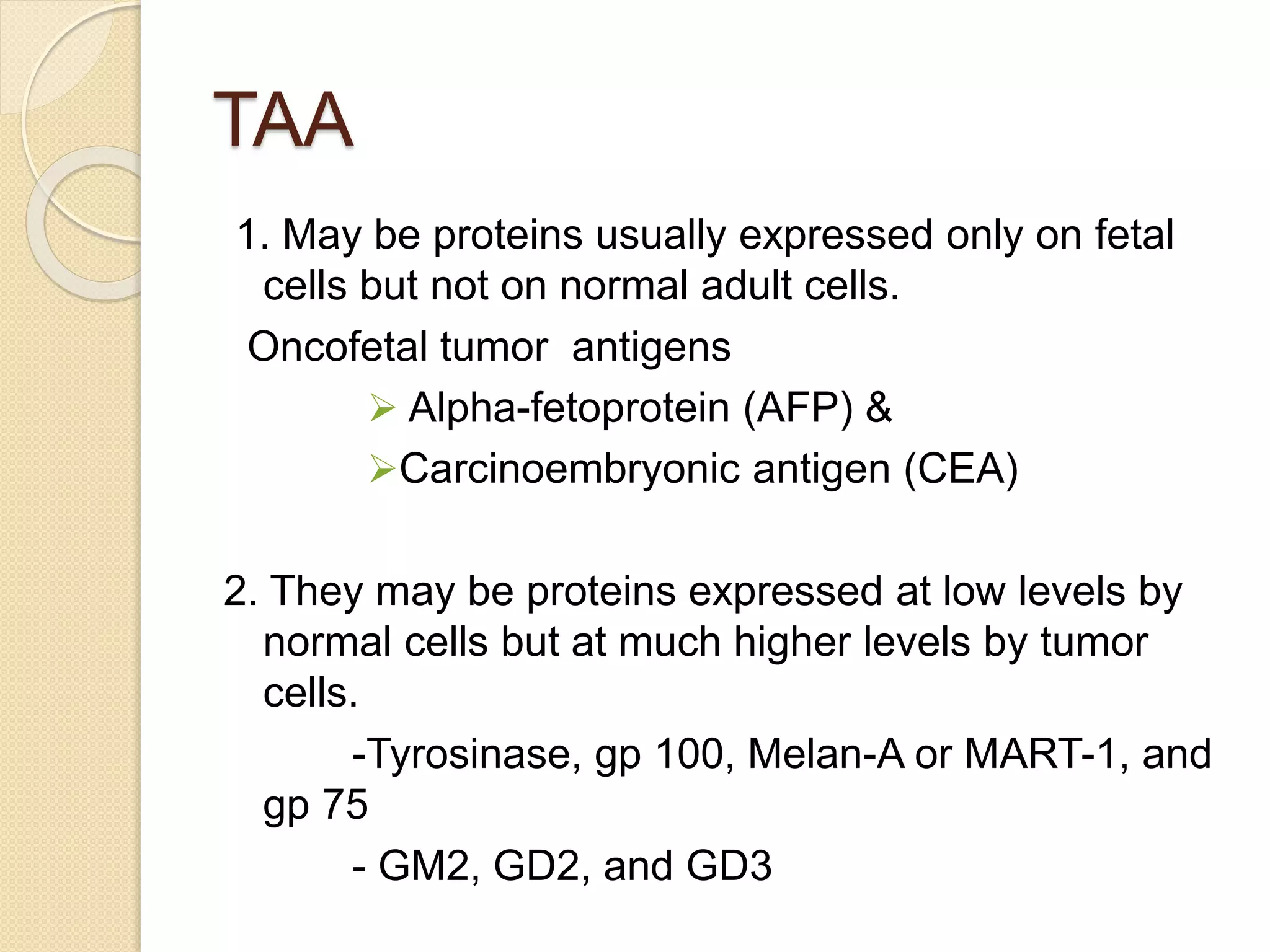 Immunological aspects of oral cancer | PPTX