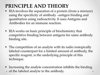 Immunological Assays;RIA and ELISA.pjsjsptx | PPTX