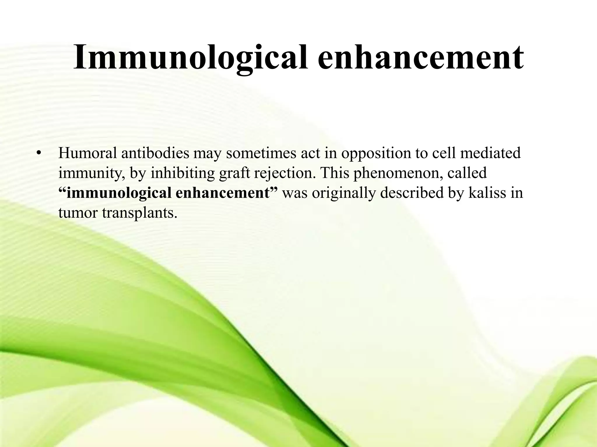 Immunological basis of graft rejection and mechanism of graft rejection ...