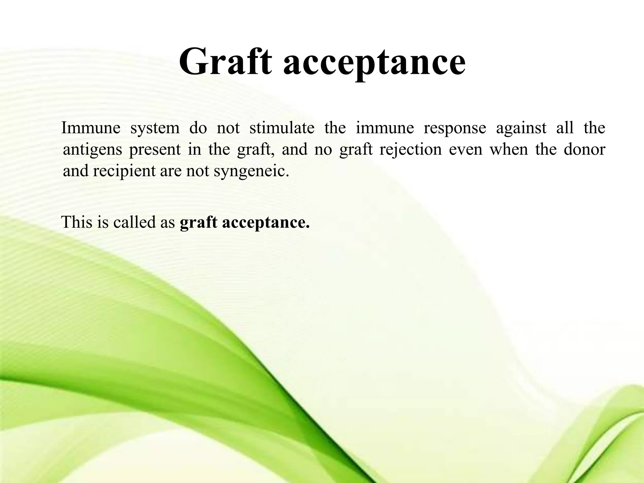 Immunological basis of graft rejection and mechanism of graft rejection ...