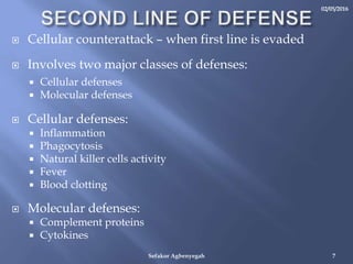 Immunological defense systems | PPTX