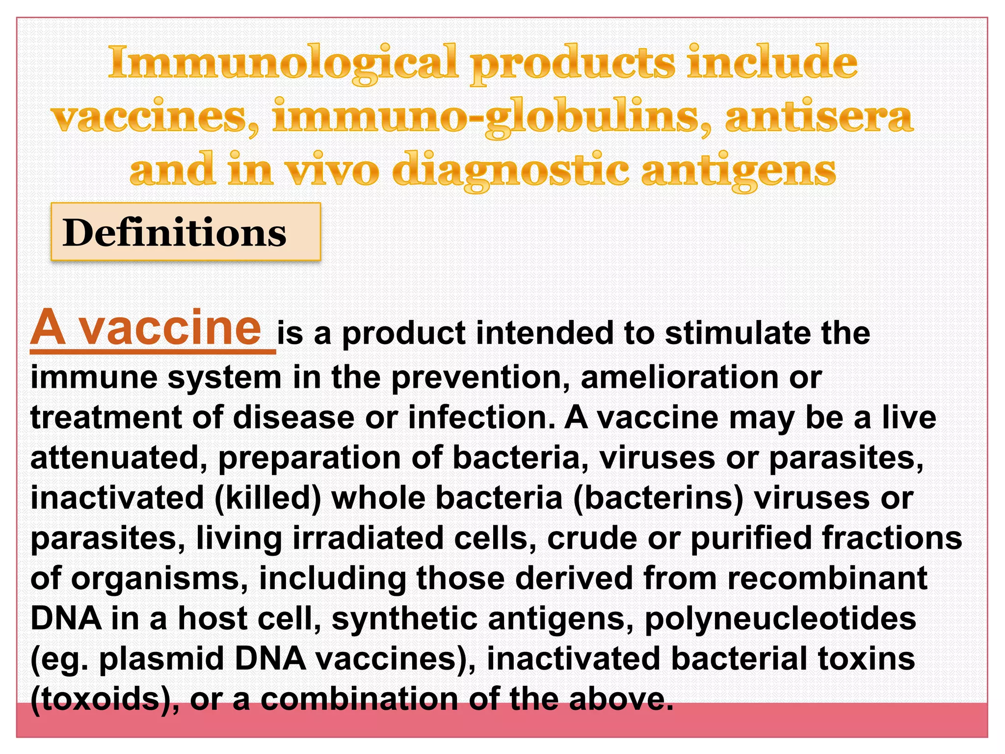 Immunological products quality control | PPTX