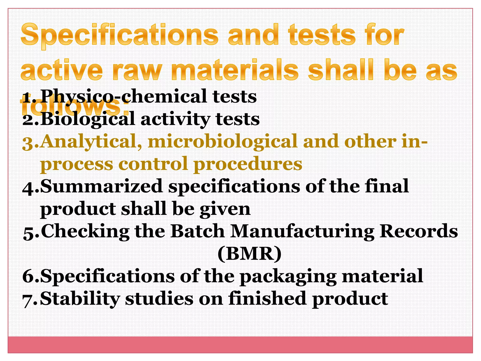 Immunological products quality control | PPTX