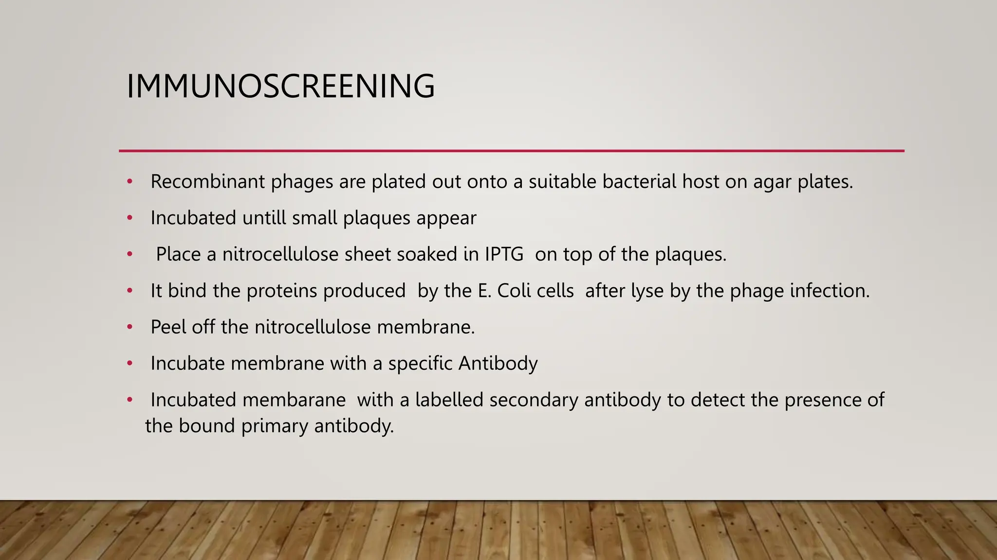 Recombinant DNA technology (Immunological screening) | PPTX