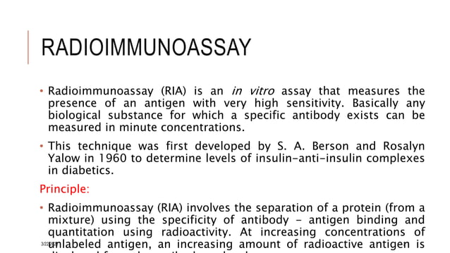 Immunological techniques | PPT
