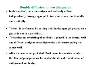 Immunological techniques-IMMUNODIFFUSION | PDF