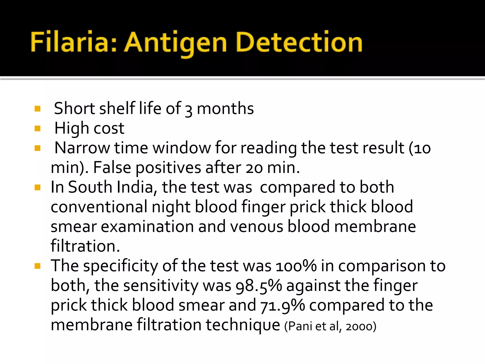 Immunological tests in parasitology | PPTX