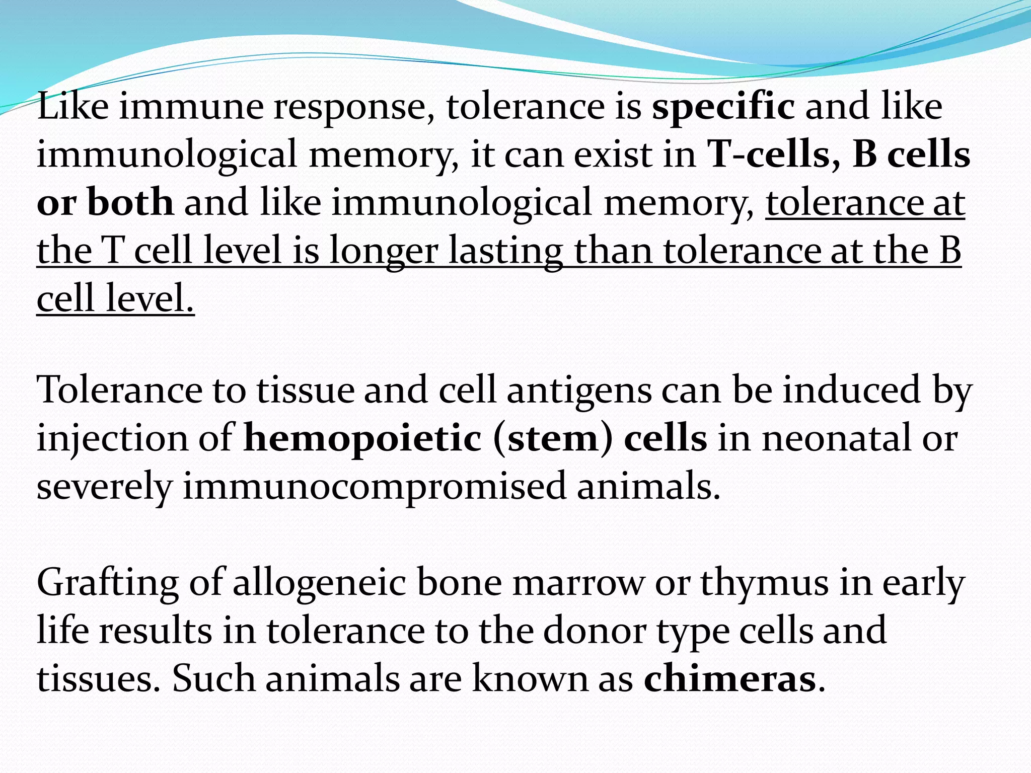 Immunological tolerance | PDF