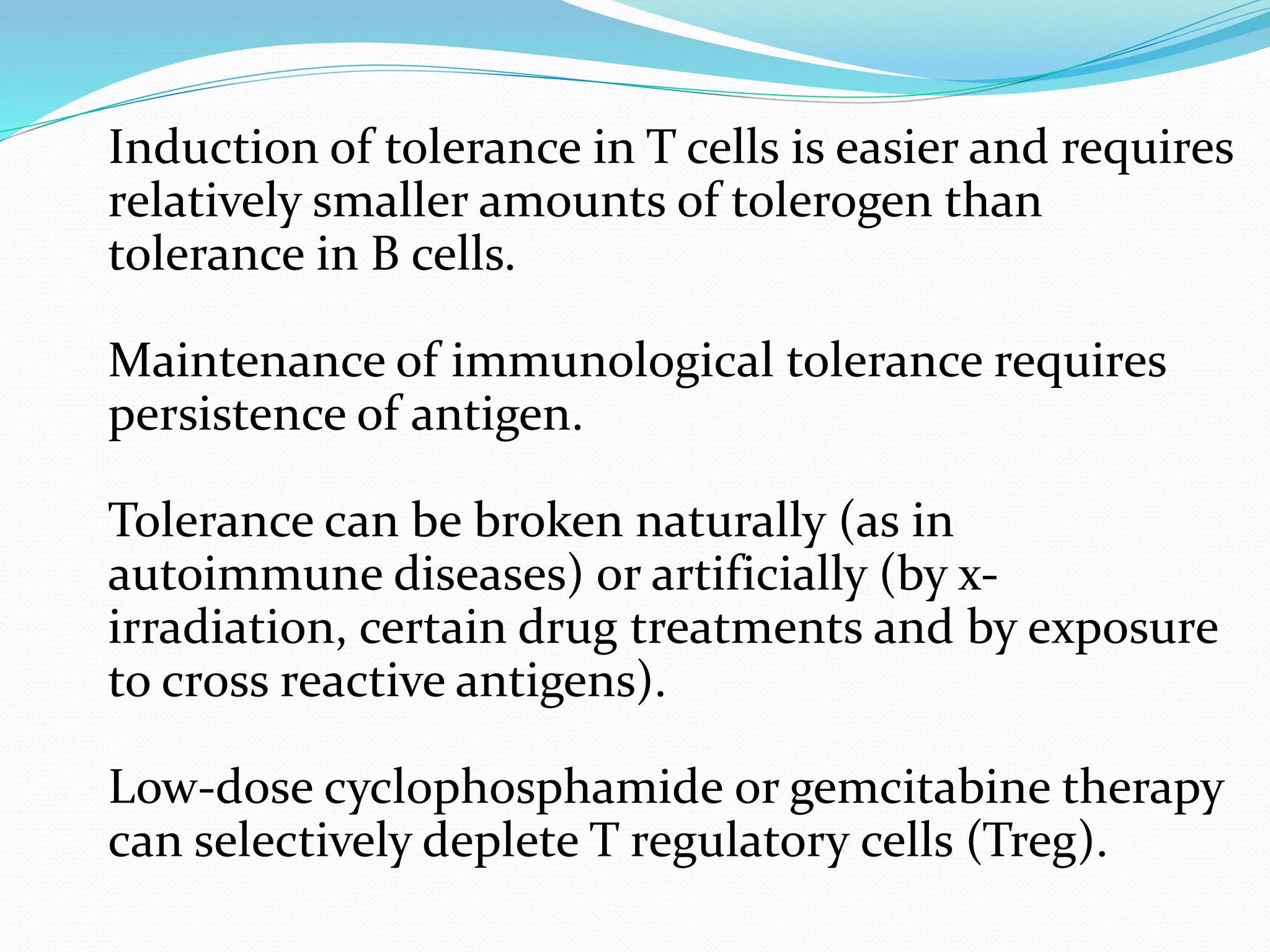 Immunological tolerance | PDF